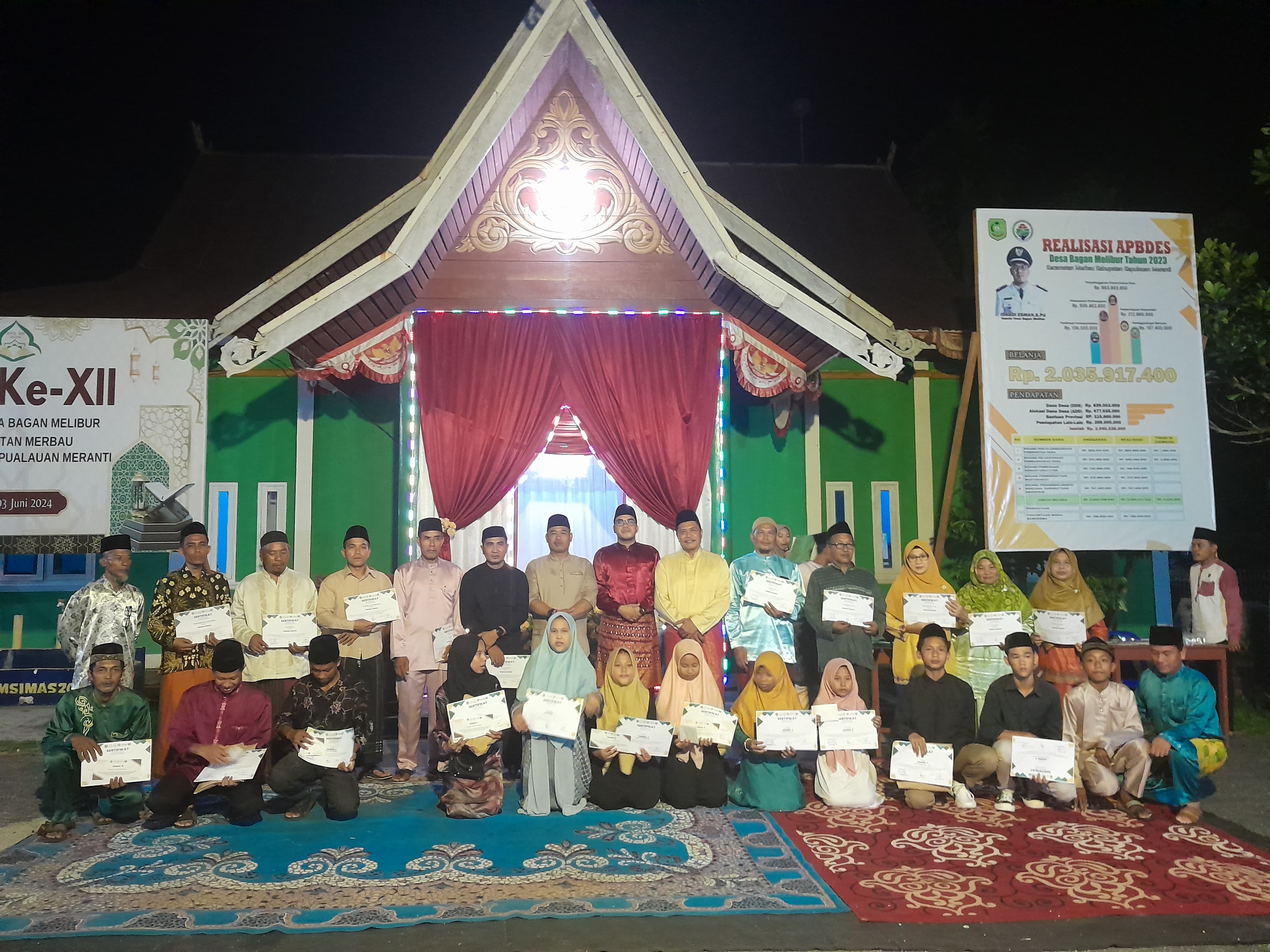 STQ ke XII Bagan Melibur Sukses Digelar